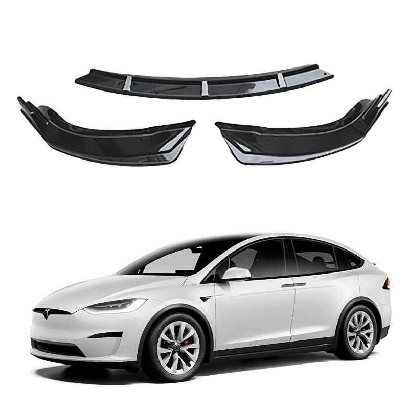 ABS Front Bumper Lip Spoiler for Tesla Model X （2022-2025） – TESMAG