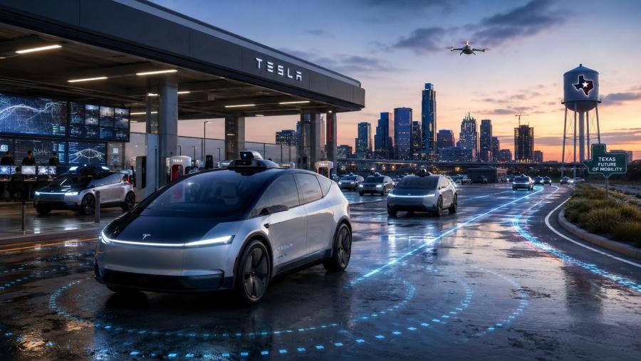 From Test Fleet to Infrastructure Empire: Tesla‘s First Robotaxi Hub ...