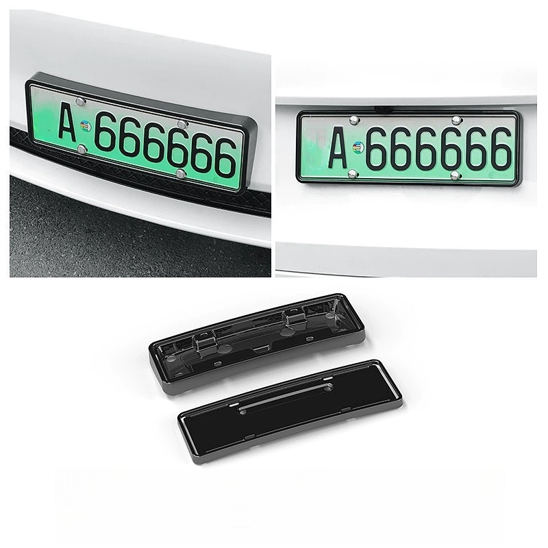 Front and rear license plate frames for Tesla Model Y – TESMAG