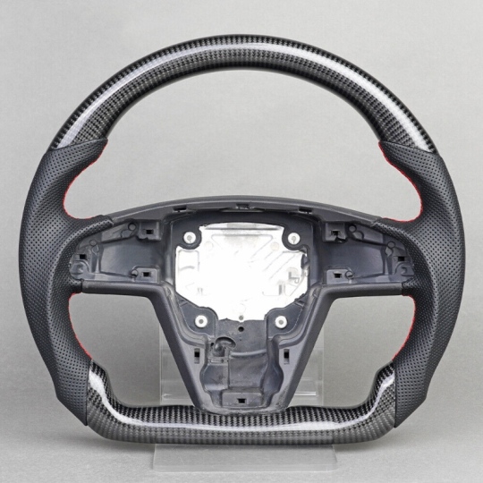 Model S LED Sport Carbon Fiber Steering Wheel 2021+ – TESMAG