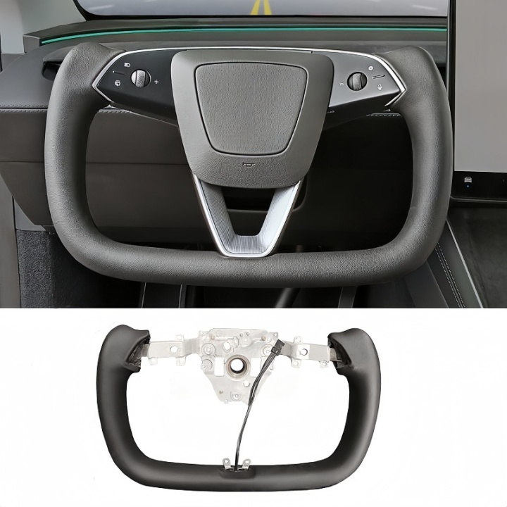 Model Y Juniper Yoke Steering Wheel with Heating Feature – TESMAG