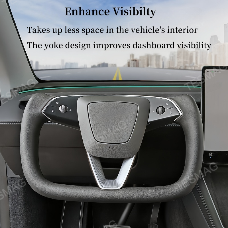 Model Y Juniper Yoke Steering Wheel with Heating Feature – TESMAG