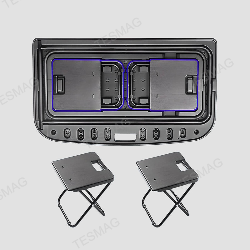 Multi-Functional Foldable Trunk Table for Tesla Model 3/Y/Cybertruck3 ...