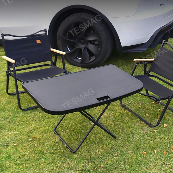 Multi-Functional Foldable Trunk Table for Tesla Model 3/Y/Cybertruck3 ...