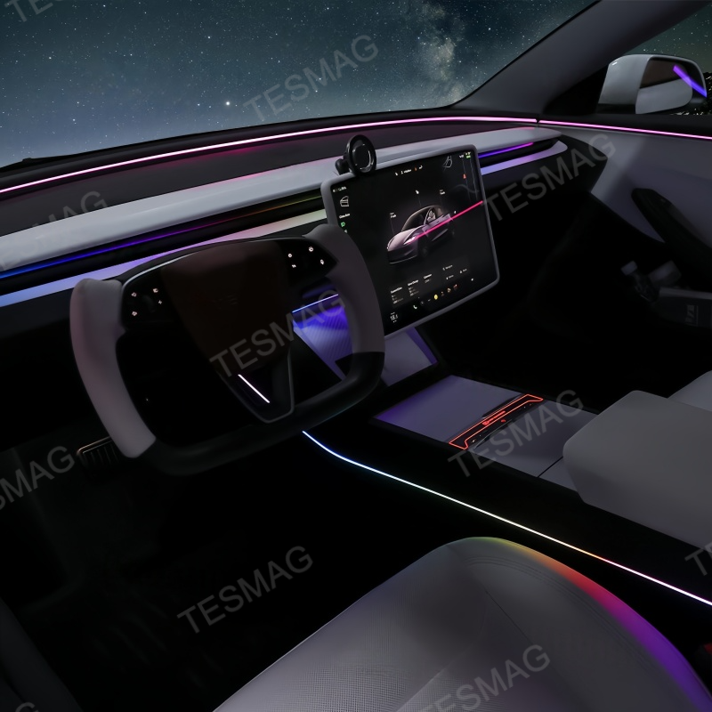 Multi-Zone Ambient Light Kit for Tesla Model Y Juniper 2025+ – TESMAG