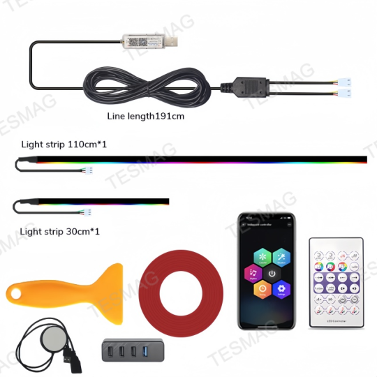 Multi-Zone Ambient Light Kit for Tesla Model Y Juniper 2025+ – TESMAG