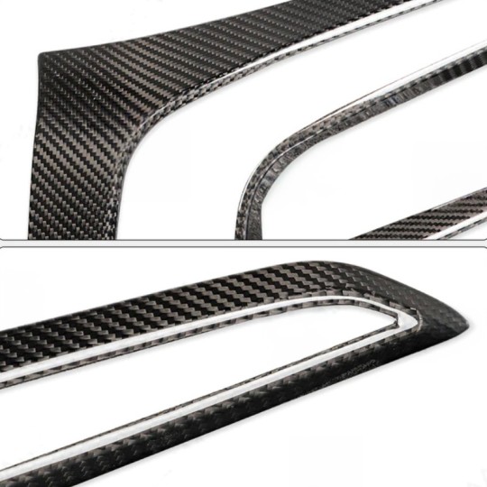 Real carbon fiber tail light frame for the Tesla Model 3 Highland (2 p ...