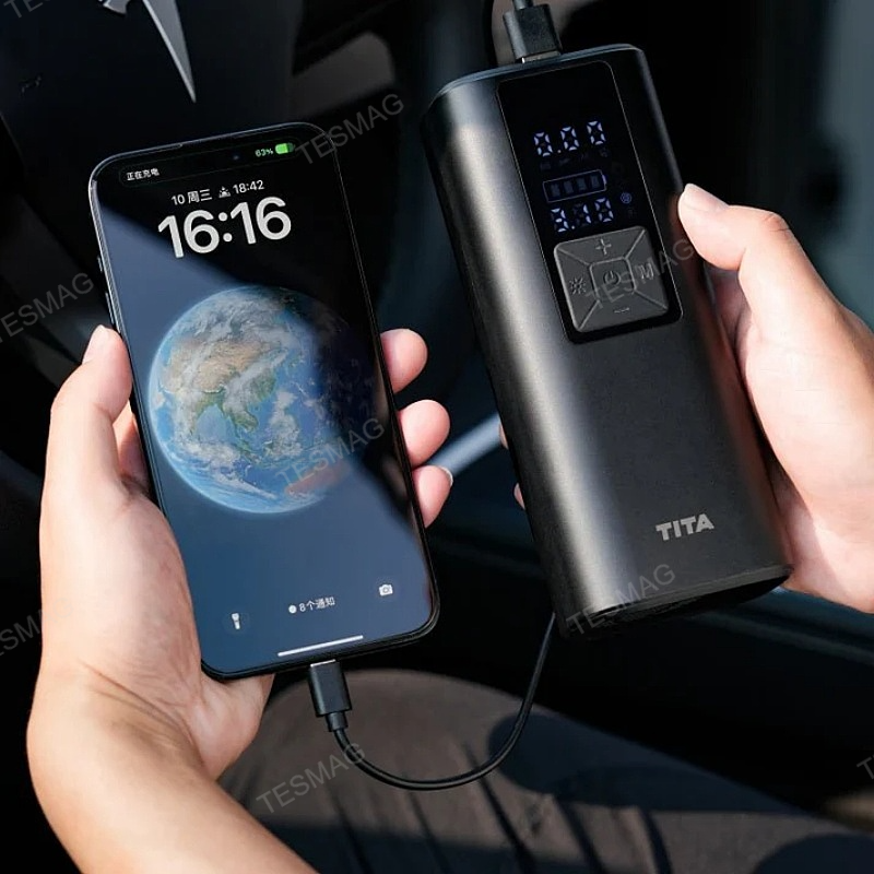 TITA Tesla Portable Smart Inflation Pump – TESMAG