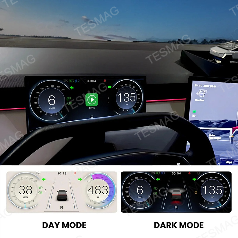 Tesla Cybertruck 9-inch Instrument Cluster Display – TESMAG