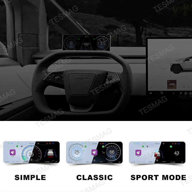 Tesla Cybertruck 9-inch Instrument Cluster Display – TESMAG