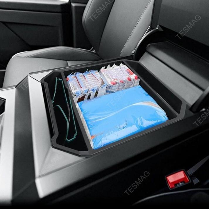 Tesla Cybertruck Armrest Box Organizer/Center Lower Box Organizer/Glov ...