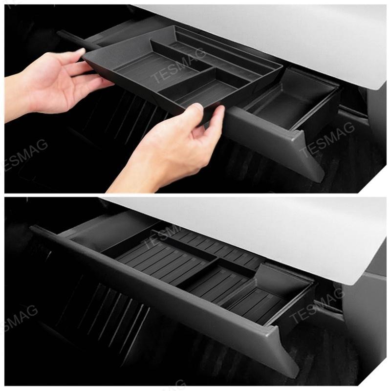 Tesla Cybertruck Armrest Box Organizer/Center Lower Box Organizer/Glov ...
