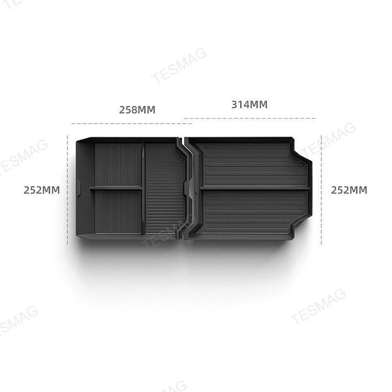 Tesla Cybertruck Armrest Box Organizer/Center Lower Box Organizer/Glov ...