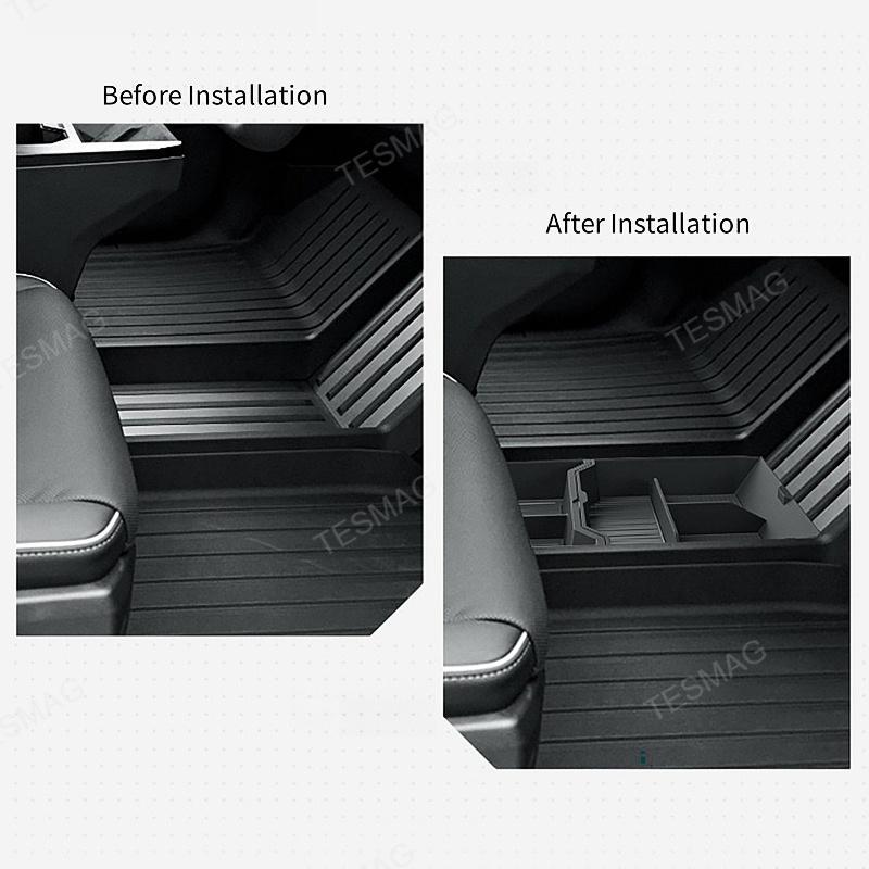 Tesla Cybertruck Armrest Box Organizer/Center Lower Box Organizer/Glov ...