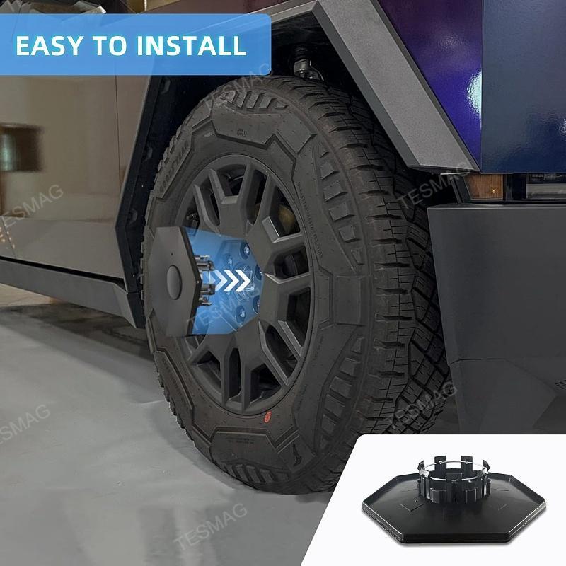 Tesla Cybertruck Heptagon Center Wheel Hub Cap 4PCS – TESMAG