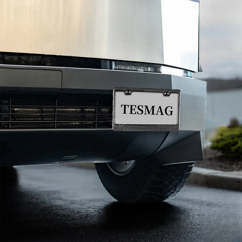 Tesla Cybertruck License Plate Frame - Real Molded Carbon Fiber – TESMAG