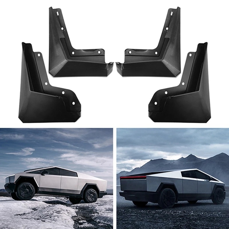 Tesla Cybertruck Mudflaps No Drilling Mud Guard – TESMAG