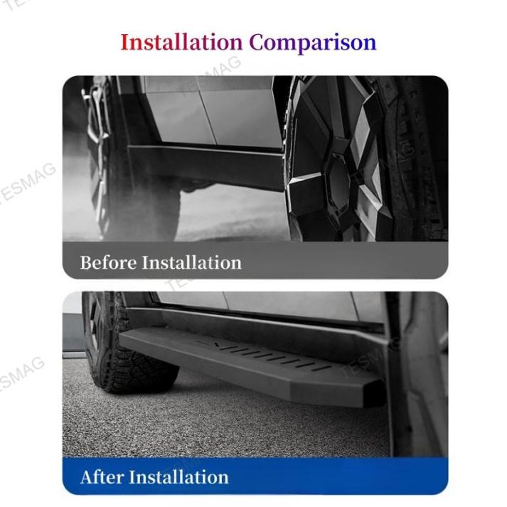 Tesla Cybertruck Running Boards Side Steps – TESMAG