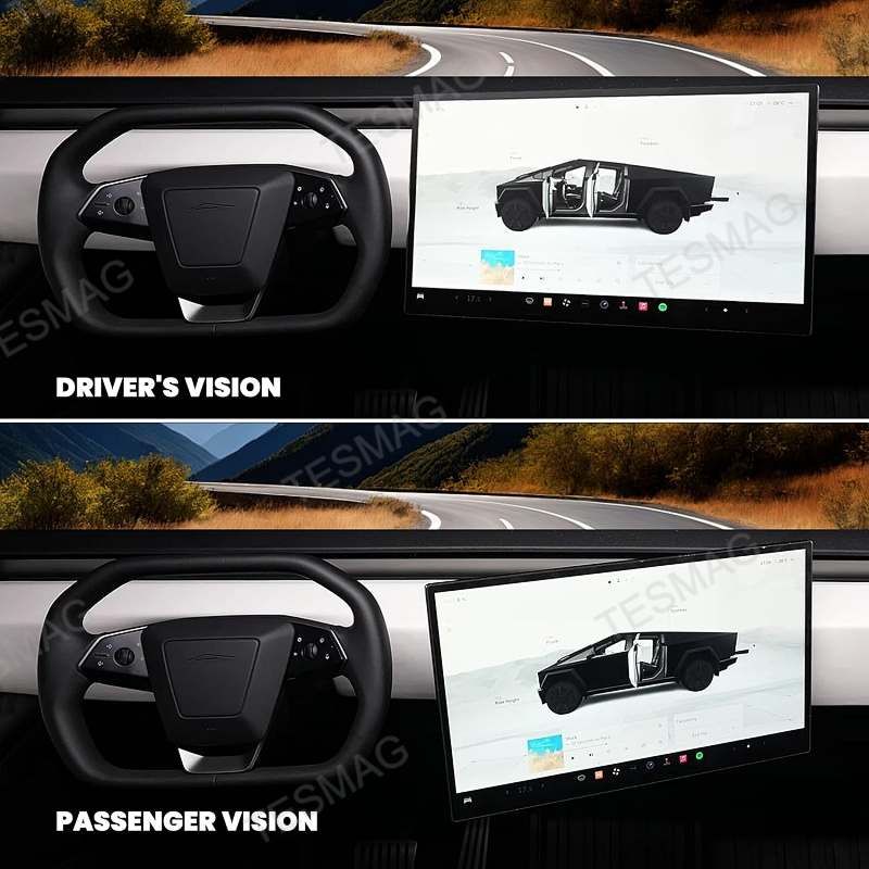 Tesla Cybertruck Swivel Screen Mount for Center Console – TESMAG