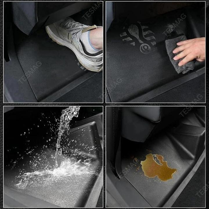 Tesla Cybertruck Under Rear Seat TPE Kick Protection Cover – TESMAG