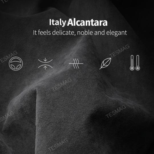 Tesla Model 3 Highland/Y Juniper Alcantara Steering Wheel U-Shaped Pan ...
