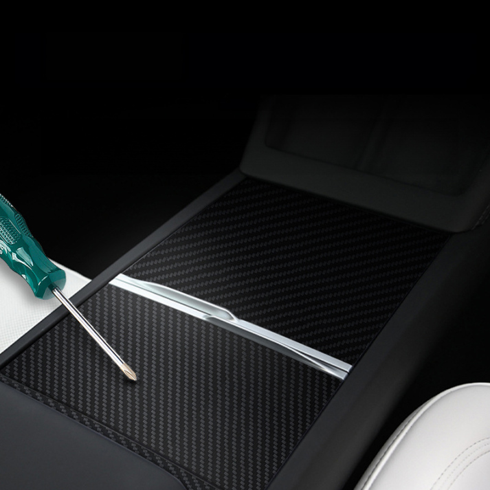 Tesla Model 3 Highland/Model Y Juniper True Carbon Fiber Center Panel ...
