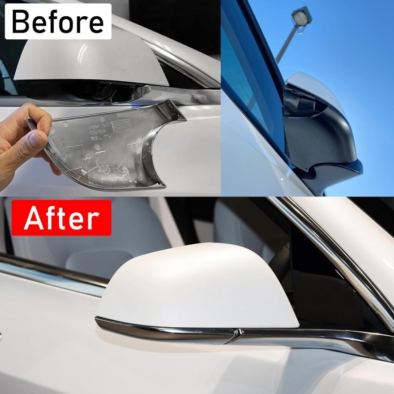 Tesla Model 3/Y Mirror Base Cover Replacements（2016-2024） – TESMAG