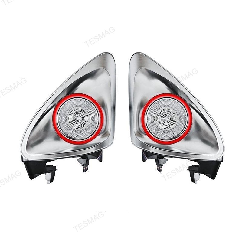 Tesla Model 3/Y/3Highland 4D Rotating Tweeter with LED Ambient Lightin ...