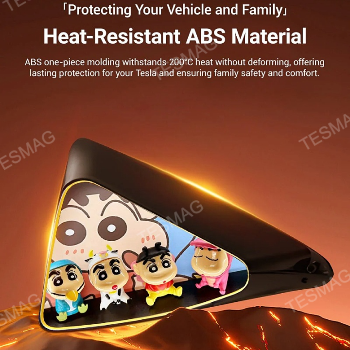 Tesla Model 3/Y/3 Highland Triangle Window Ambient Lighting Crayon Shi ...