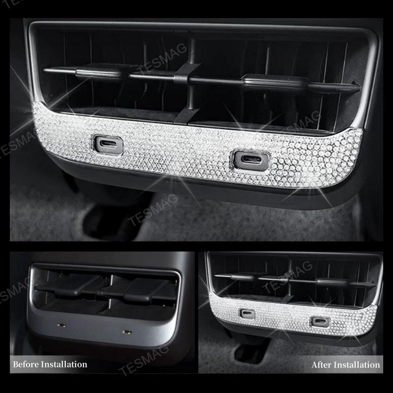 Tesla Model 3/Y Rear Air Condition Vent Diamond Patch（2017-2023） – TESMAG
