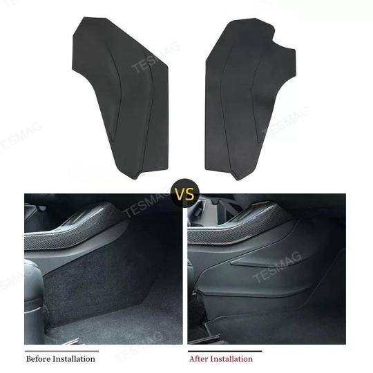 Tesla Model 3/Y/3Highland center console side guard TPE kick pad – TESMAG