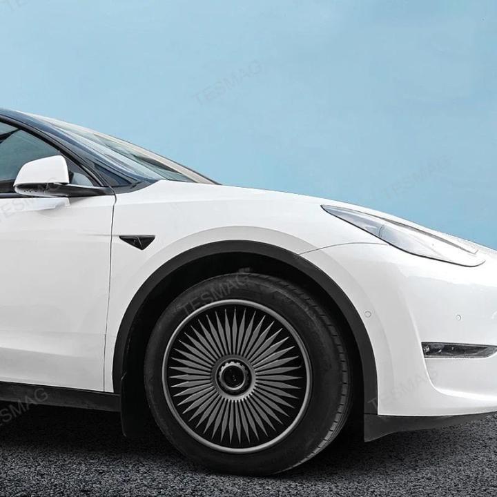 Tesla Model Y Full Wrap 19" Hubcap Wheel Protectors（2020-2024） – TESMAG