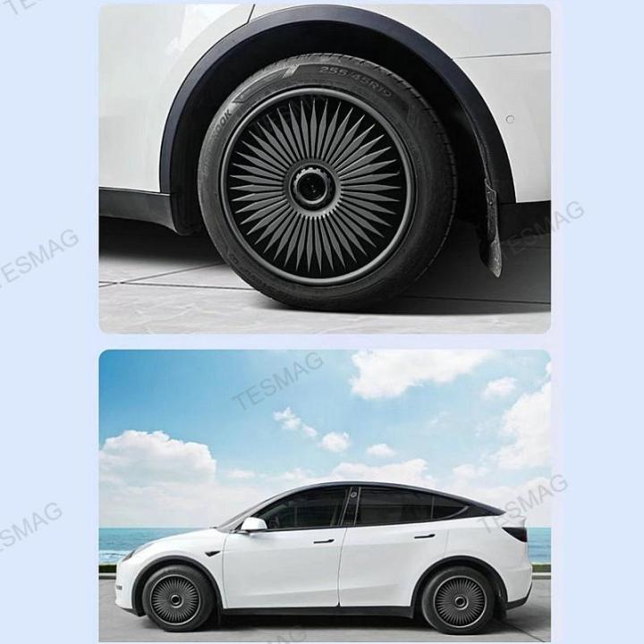 Tesla Model Y Full Wrap 19" Hubcap Wheel Protectors（2020-2024） – TESMAG