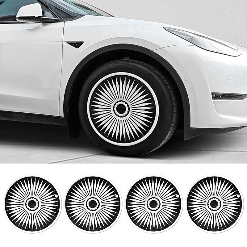 Tesla Model Y Full Wrap 19" Hubcap Wheel Protectors（2020-2024） – TESMAG