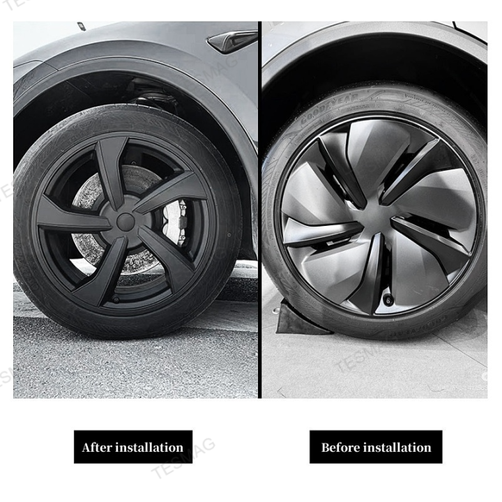 Tesla Model Y Juniper 19'' Crossflow Hubcaps（4PCS） – TESMAG