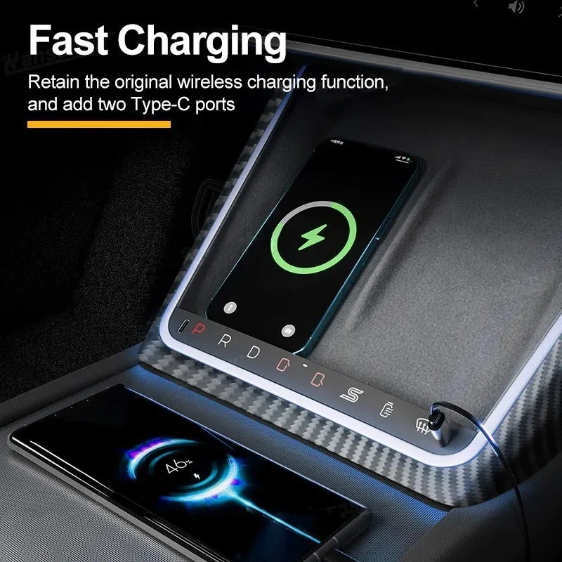 Tesla Model 3 Highland/Y Juniper Wireless Smart Button Charging Plate ...