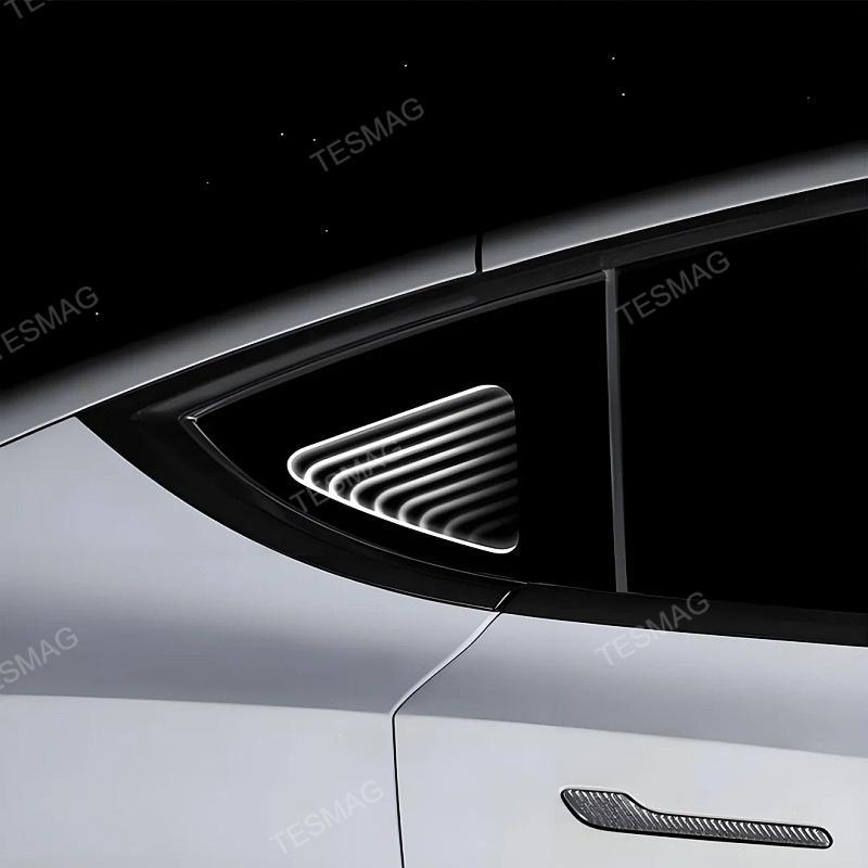 Tesla Model 3/Y/ Model 3 Highland Triangle Window Ambient Lighting (2 ...