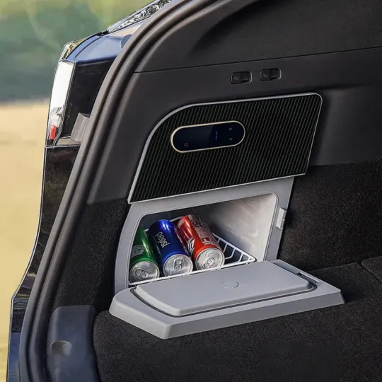 Tesla Model Y Trunk With Refrigerator/Cooler Built In – TESMAG
