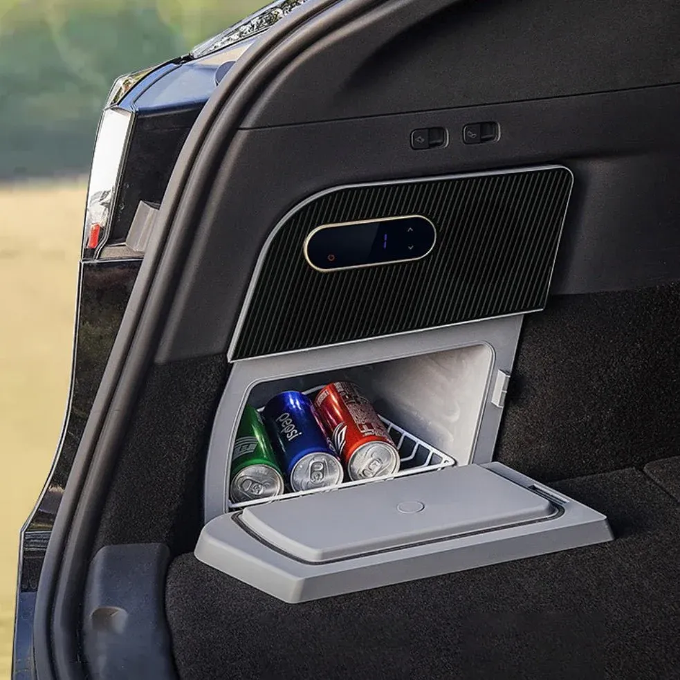 Tesla Model Y Trunk With Refrigerator/Cooler Built In – TESMAG