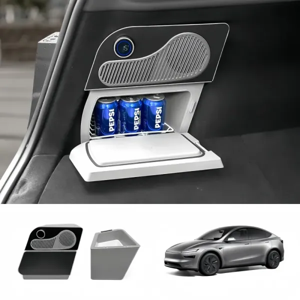 Tesla Model Y Trunk With Refrigerator/Cooler Built In – TESMAG