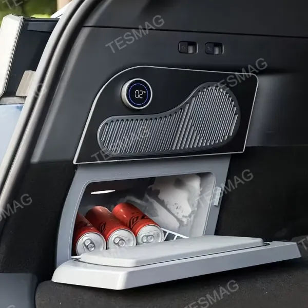 Tesla Model Y Trunk With Refrigerator/Cooler Built In – TESMAG