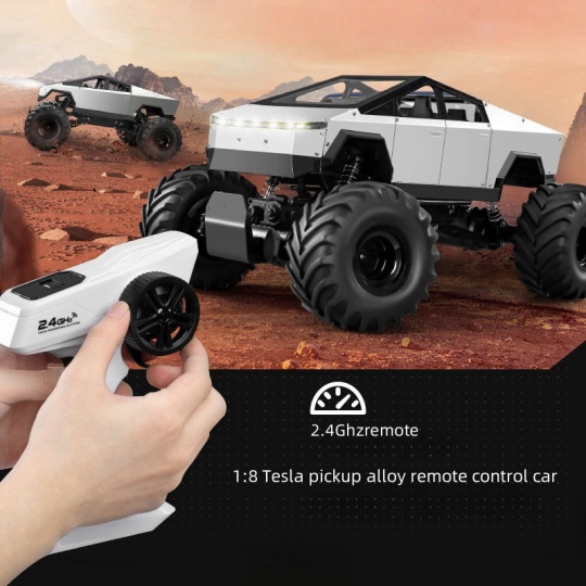 1:8 Tesla Remote-Controlled Cybertruck (three batteries) – TESMAG