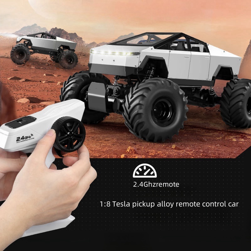1:8 Tesla Remote-Controlled Cybertruck (three batteries) – TESMAG