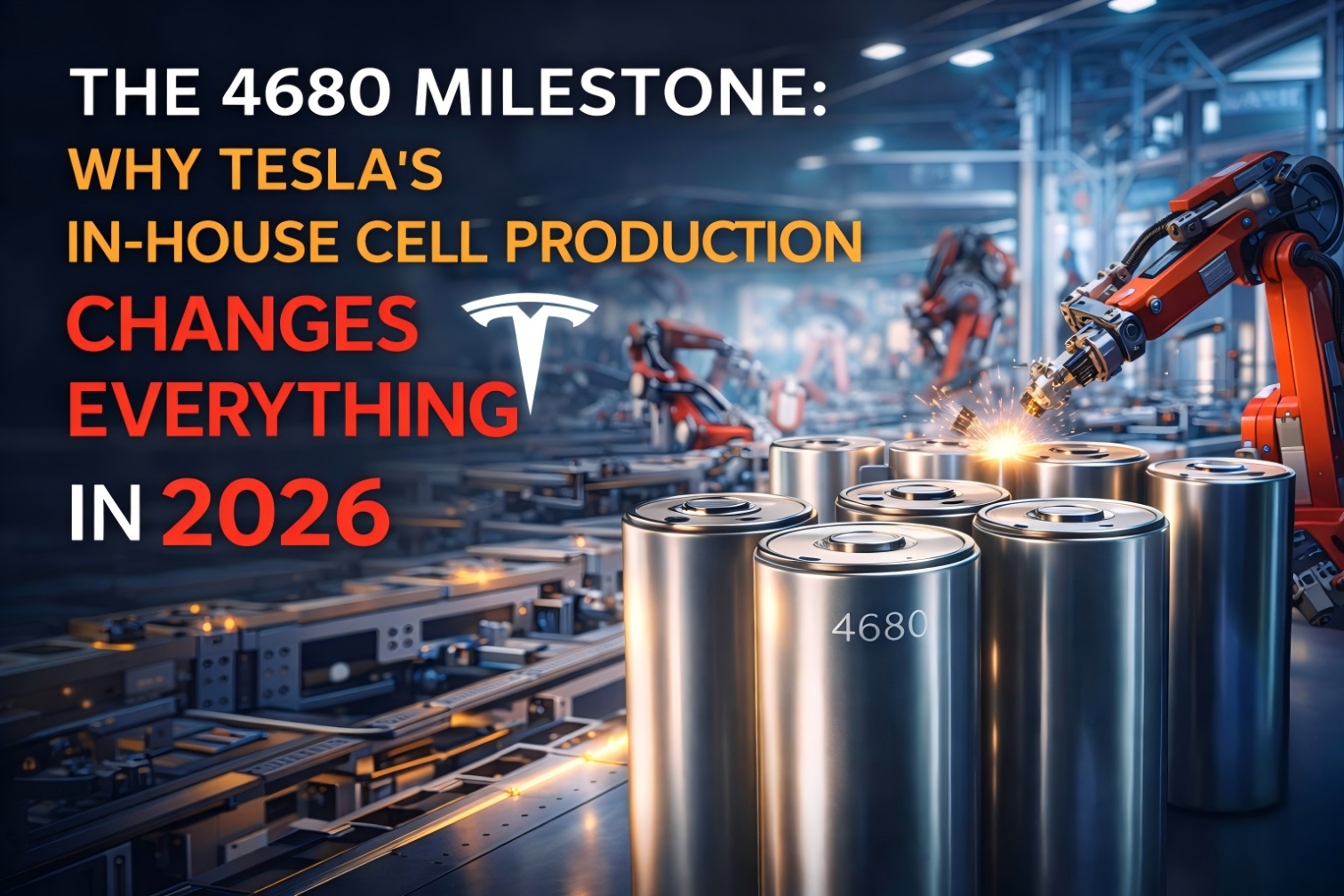 The 4680 Milestone: Why Tesla's In-House Cell Production Changes ...