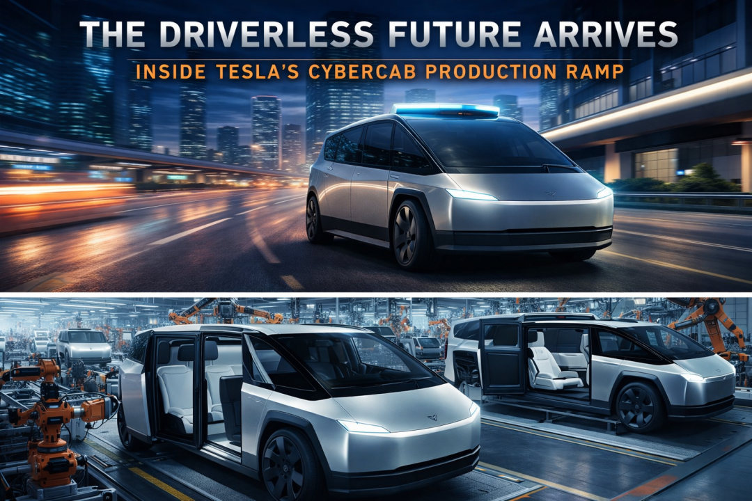 The Driverless Future Arrives: Inside Tesla Cybercab Production Ramp ...