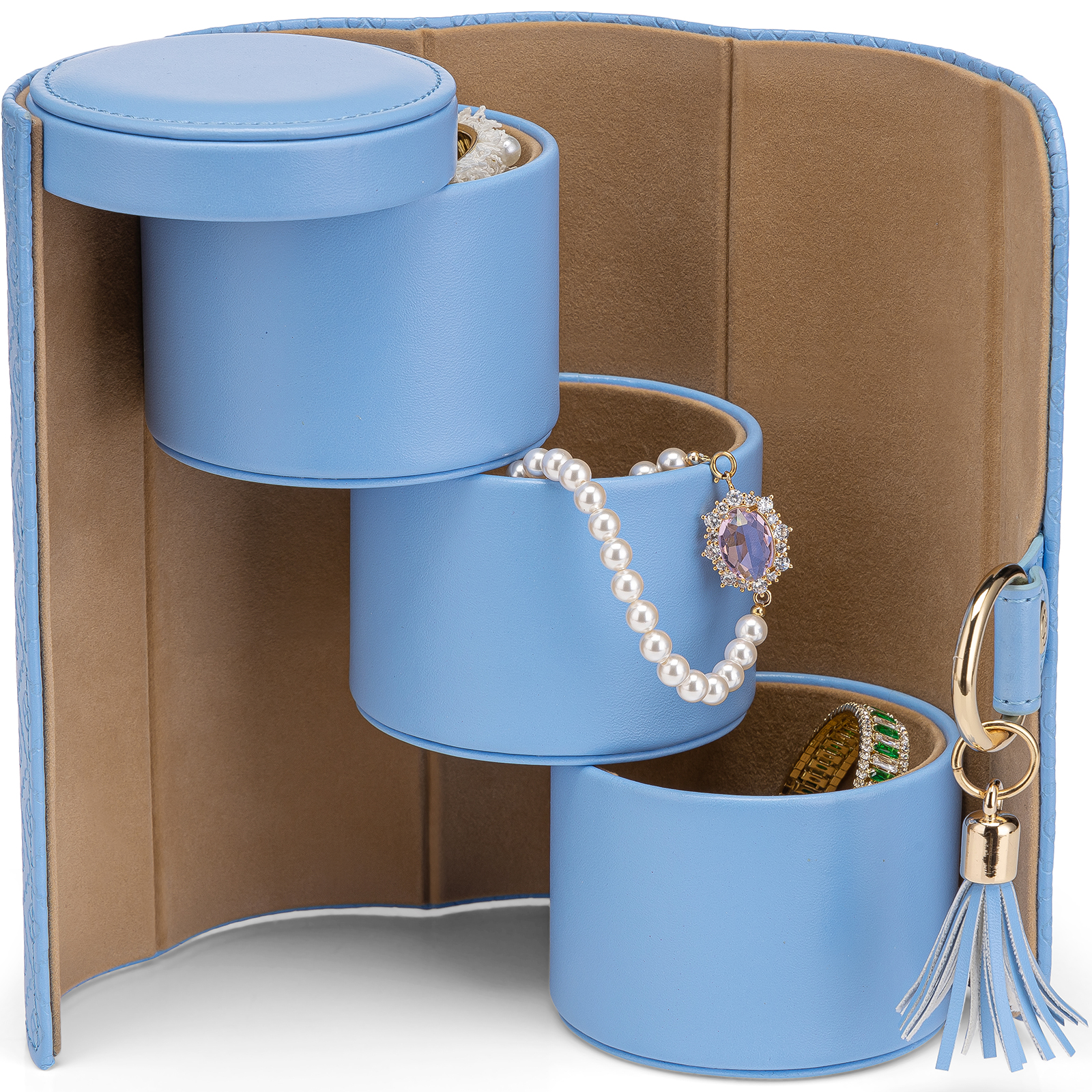 Jewelry Box Home Office Organizer Makeup Bag VLANDO