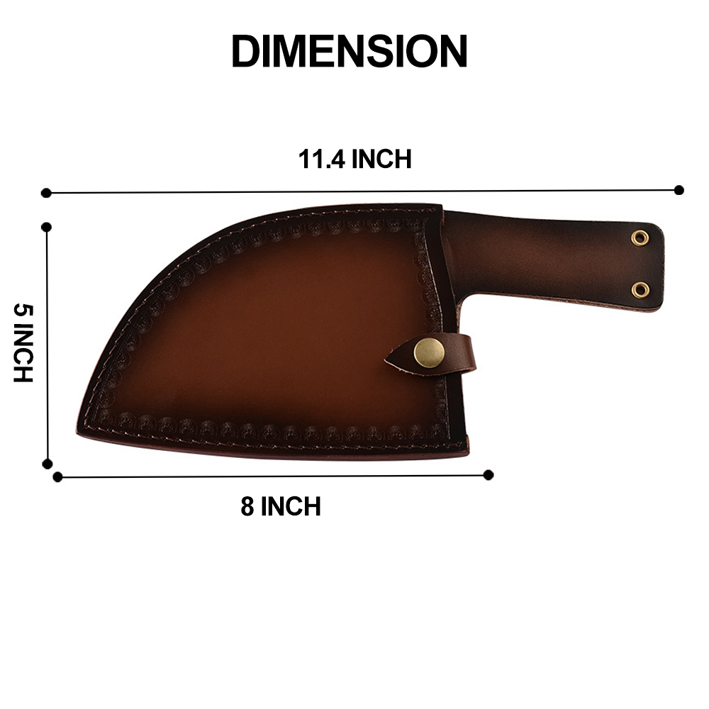 Leather Cleaver Sheath