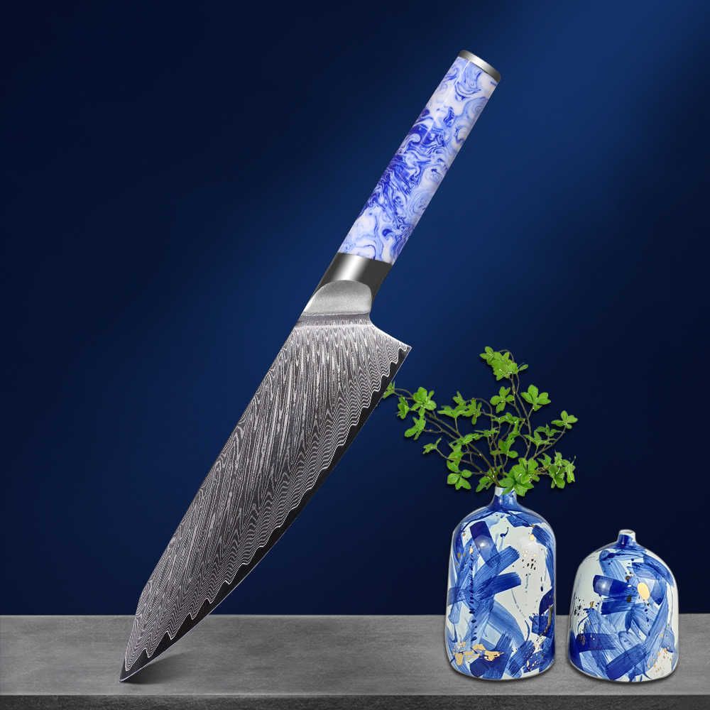 Japanese Damascus Chef Knife