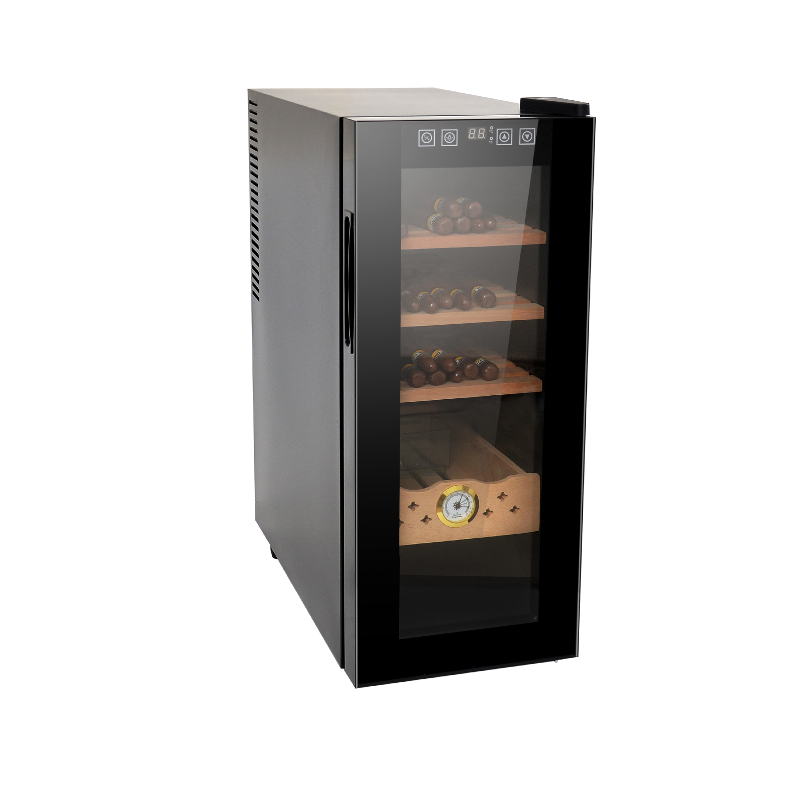35L Cigar Humidors with Cooling and Heating Function , 250Counts Capac