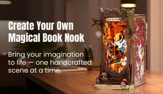 DIY Book Nook Kits – Create Magical Bookshelf Worlds | Rolife